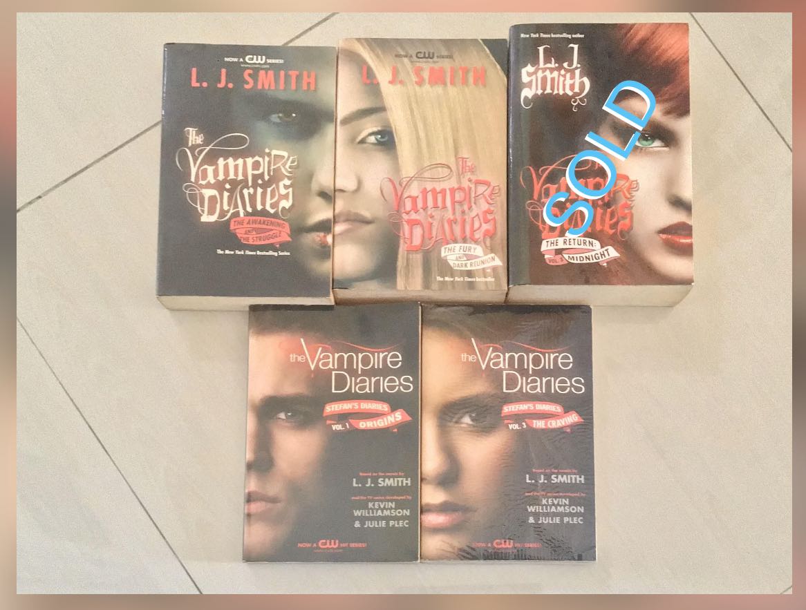 The Vampire Diaries novels, Hobbies & Toys, Books & Magazines ...