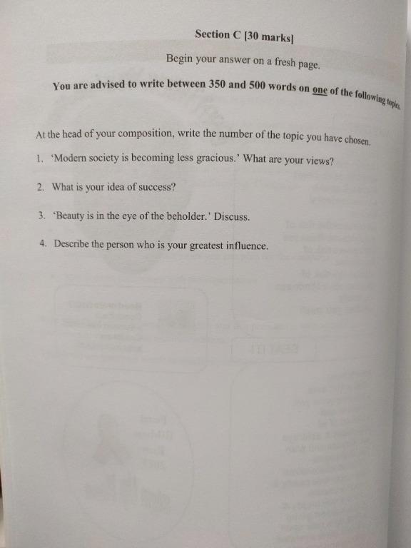 Upper Secondary English Language Complete Exam Practice Papers Express ...