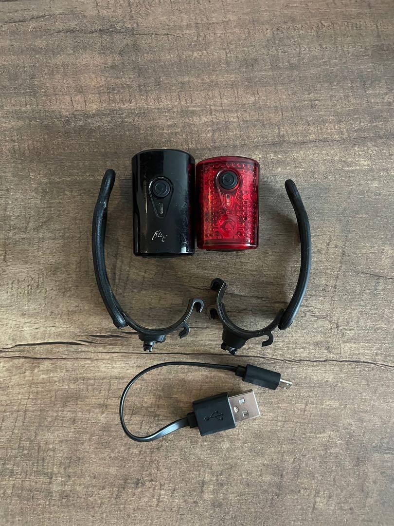 USB rechargeable lights set, Sports Equipment, Bicycles & Parts, Parts ...