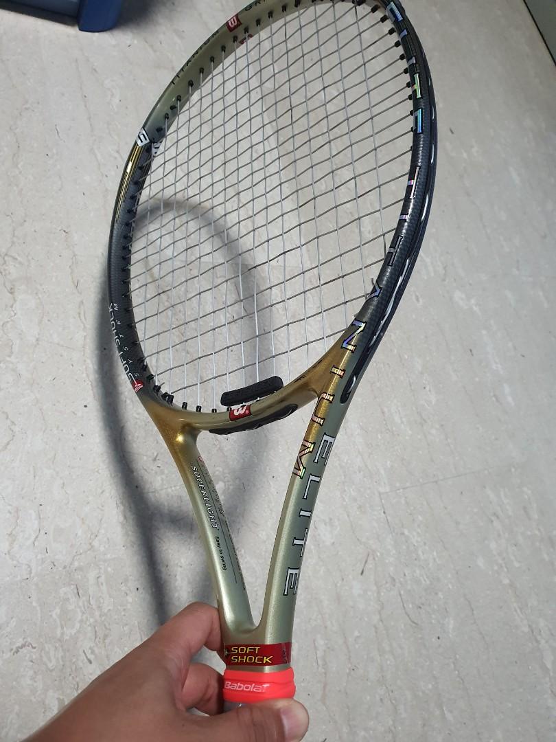 Wilson Titanium Elite, Sports Equipment, Sports & Games, Racket & Ball ...