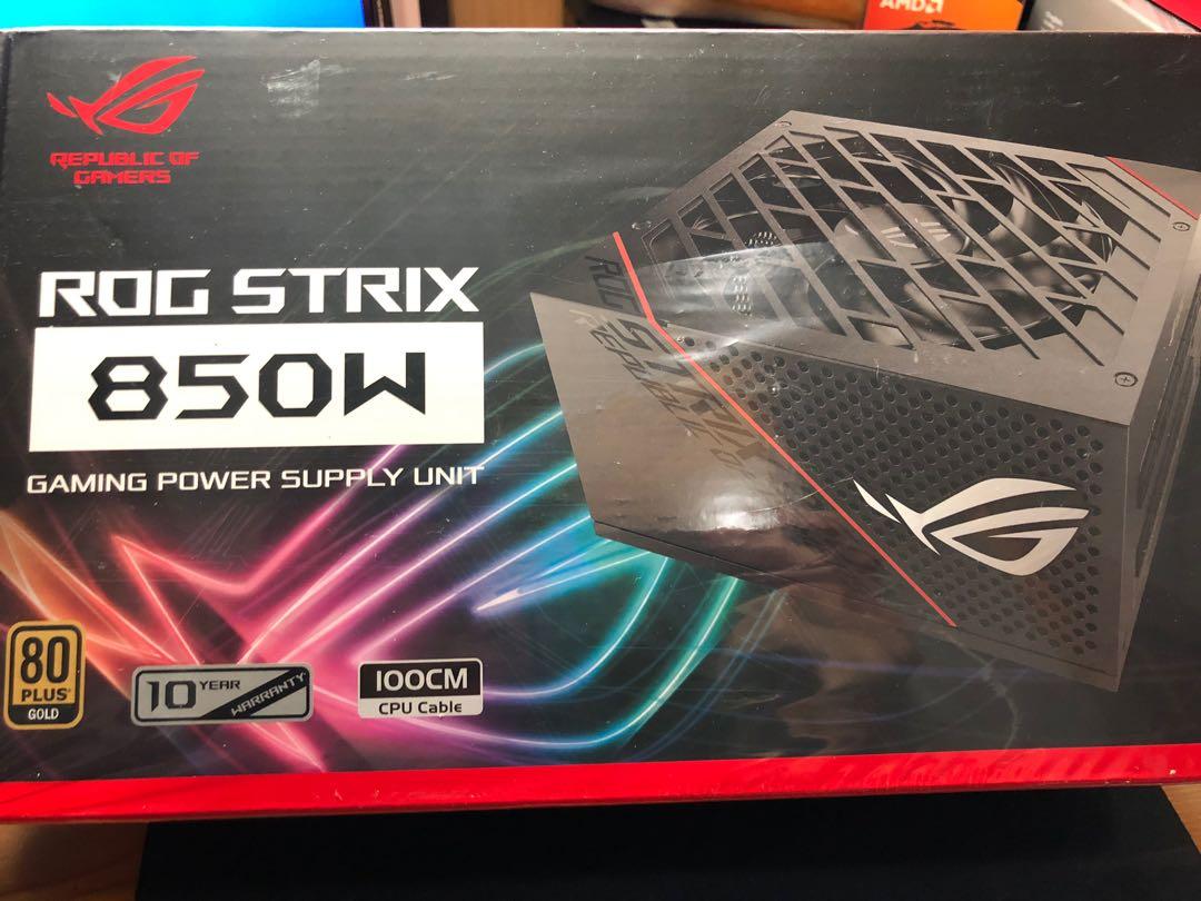 「全新行貨」 Asus Strix 850W Gold 金牌 全模組 80plus // 3070 3080 3090 // 11700 11900 5600 5800 5900, 電腦＆科技 ...