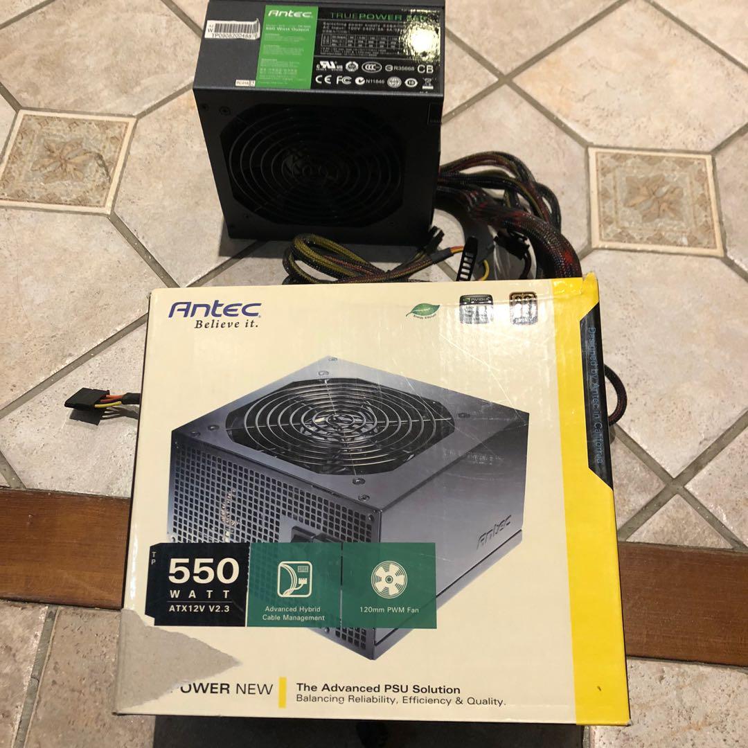 LIKE NEW ANTEC 550W TRUE POWER SUPPLY, Computers & Tech, Parts ...
