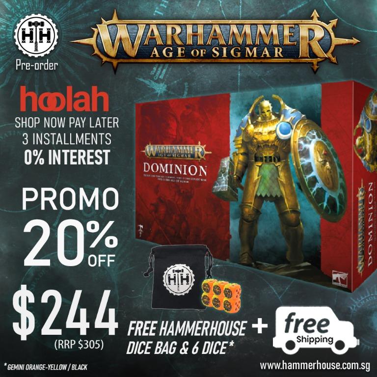 Age Of Sigmar: Dominion Box Set (Limited Qty), Hobbies & Toys, Toys ...