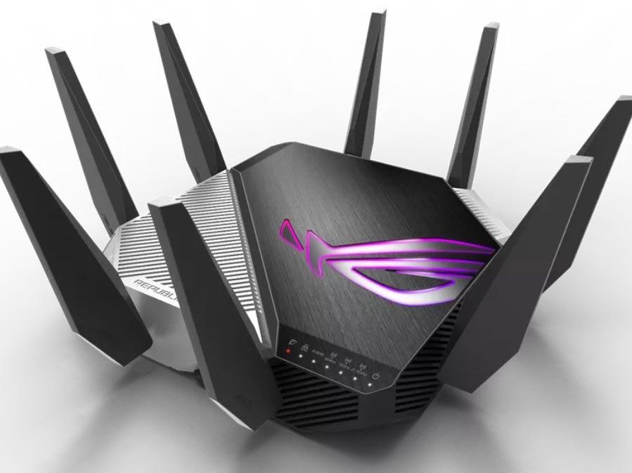 ASUS ROG AXE11000 Wifi 6e ROUTER 美水 路由器 gaming tri-band (AX11000進化版）, 電腦＆科技, 電腦周邊及配件, Wifi及上網相關 ...
