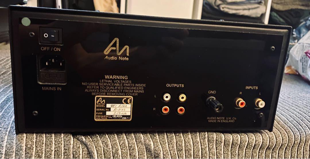 Audio Note M1 RIAA Phono Amplifier (Black), Audio, Soundbars, Speakers ...