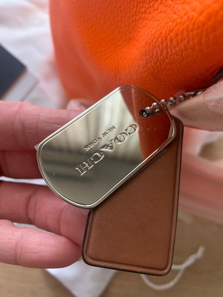 Authentic Coach Mini Duffle Bag orange, Luxury, Bags & Wallets on Carousell