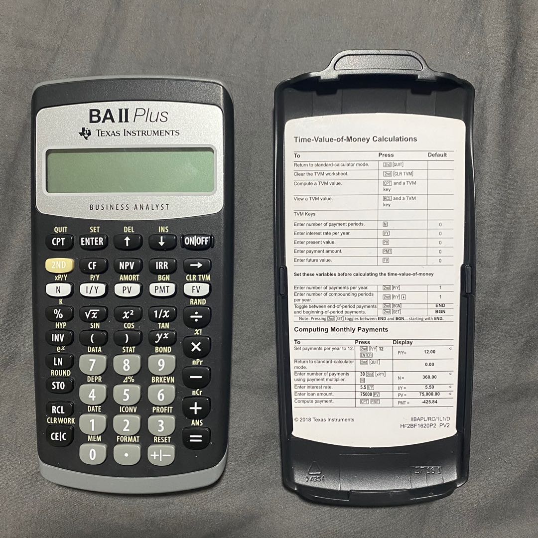 BA II Plus Financial Calculator SMU NTU NUS SUSS SIM RMIT PSB, Hobbies ...