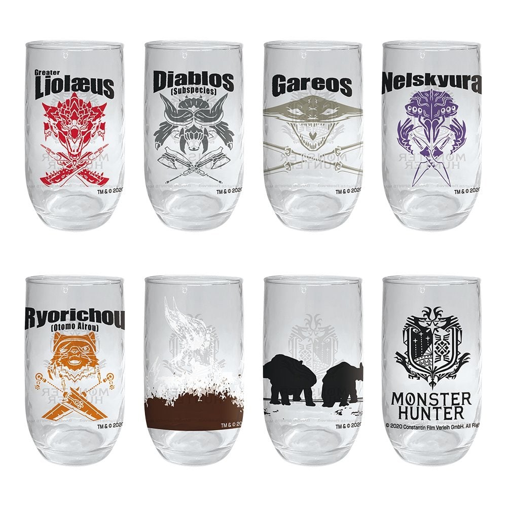 [BN] Monster Hunter Glass cup (Random), Hobbies & Toys, Toys & Games on ...