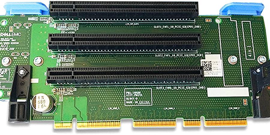 Chassis Riser Compatible with Dell Poweredge R740 R740XD 3 Slot PCIe x8 ...