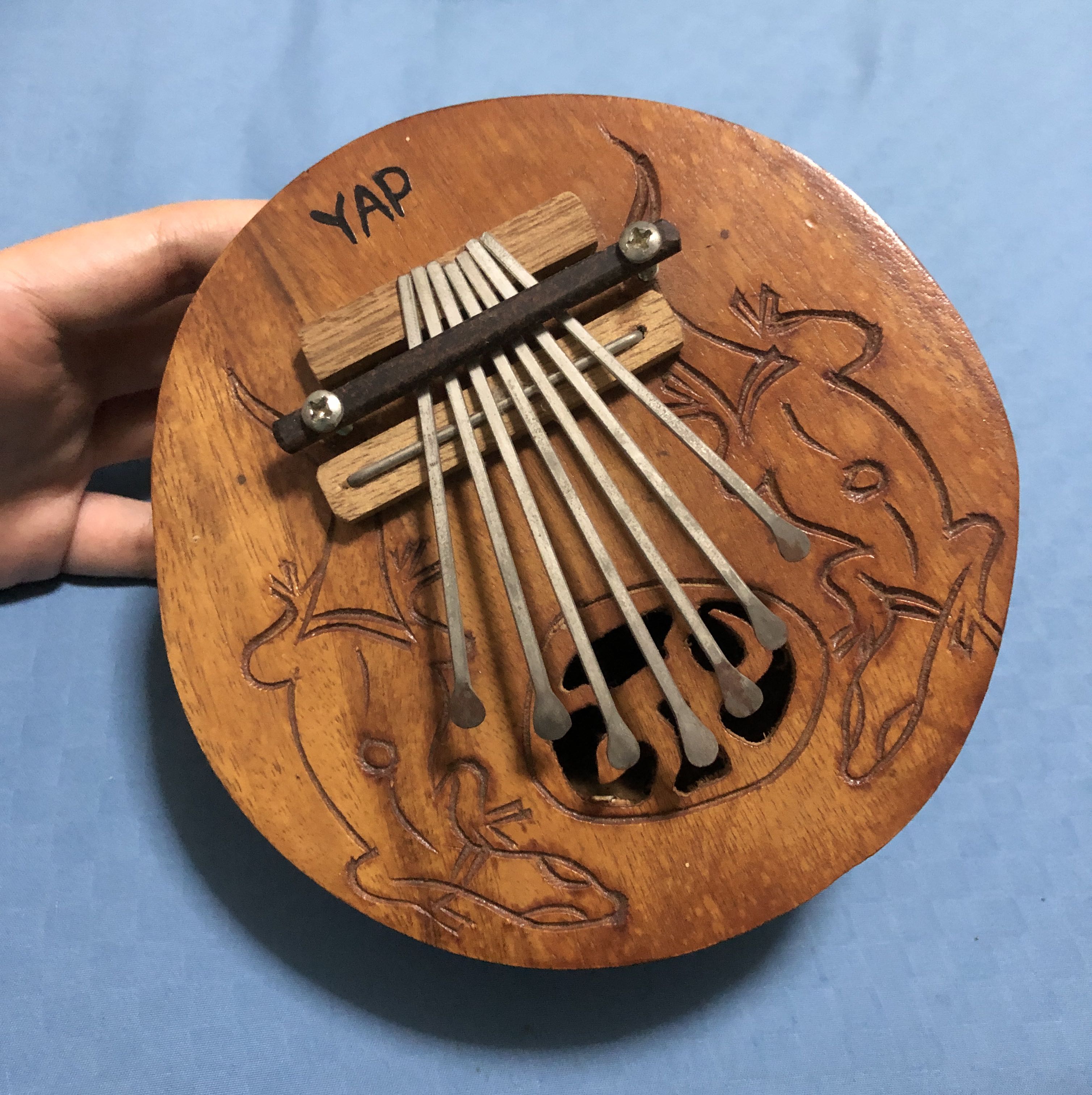 Kalimba Coconut Husk Instrument, Hobbies & Toys, Music & Media, Musical ...