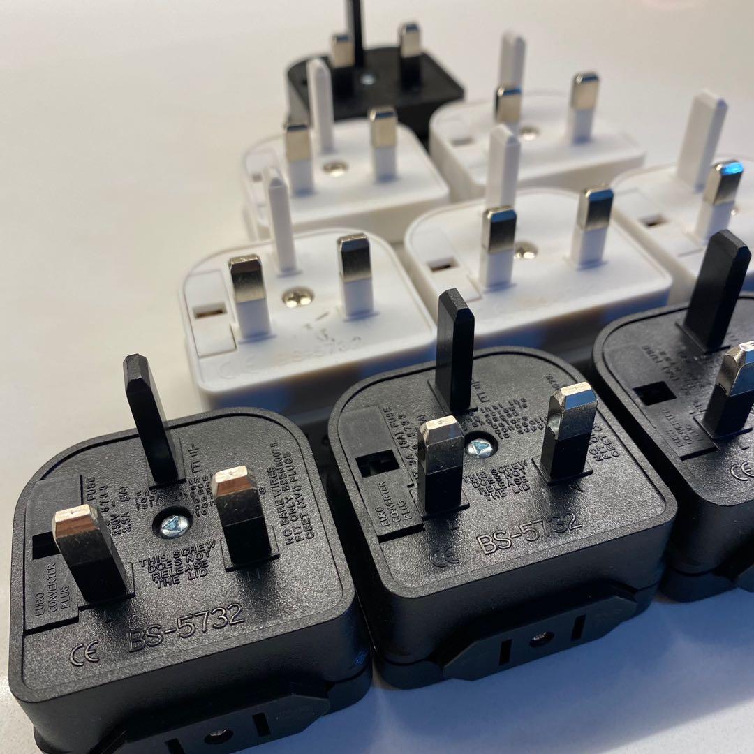 Convert China plug to SG 3-pin plug local plug UK Type G standard 13A ...