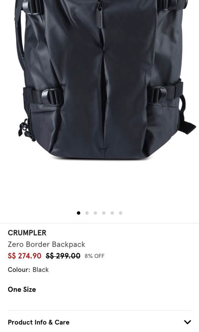 Crumpler Zero Border Backpack, Men's Fashion, Bags, Backpacks on Carousell