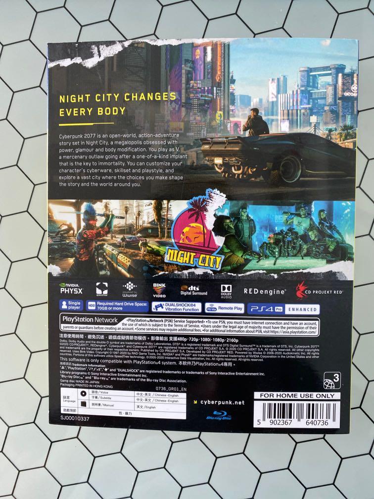 CYBERPUNK 2077 (Physical copy) PS4, Video Gaming, Video Games ...