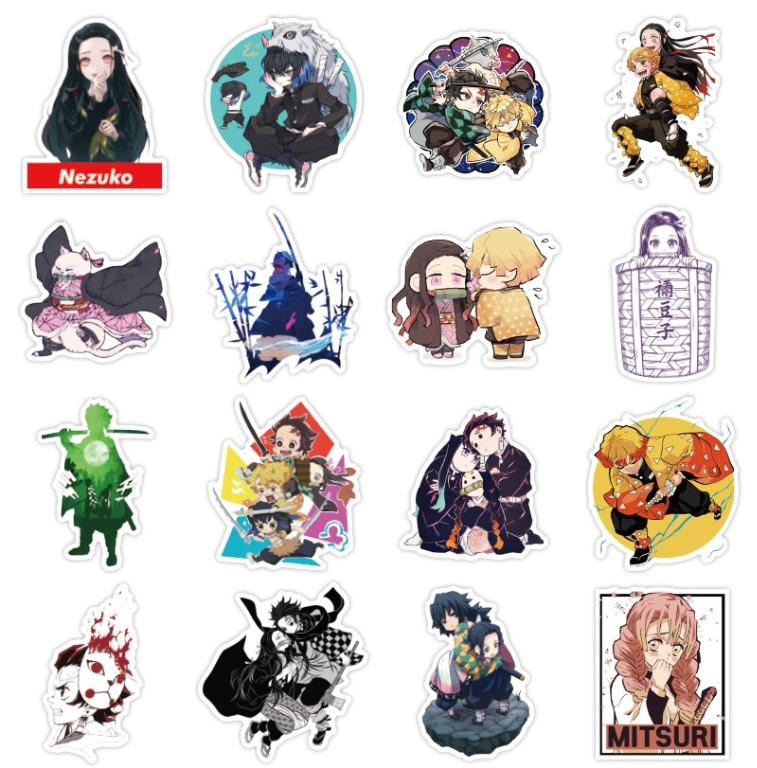 Demon Slayer: Kimetsu no Yaiba Graffiti Waterproof Stickers Set 100 Pcs ...