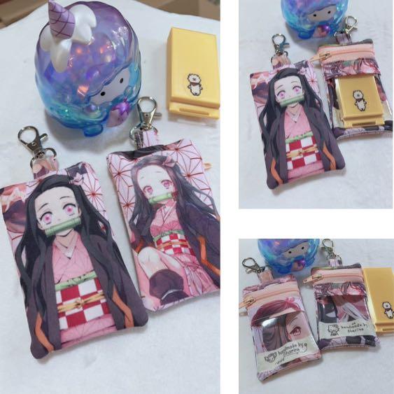 Demon slayer Nezuko trace together token cover pouch holder, Everything ...