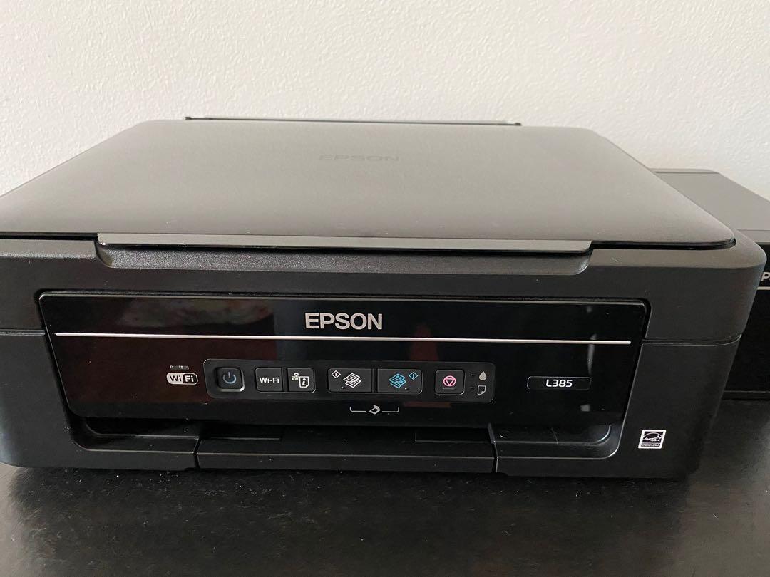 Epson L385 (printer, scanner, and copier) with ink, Computers & Tech ...