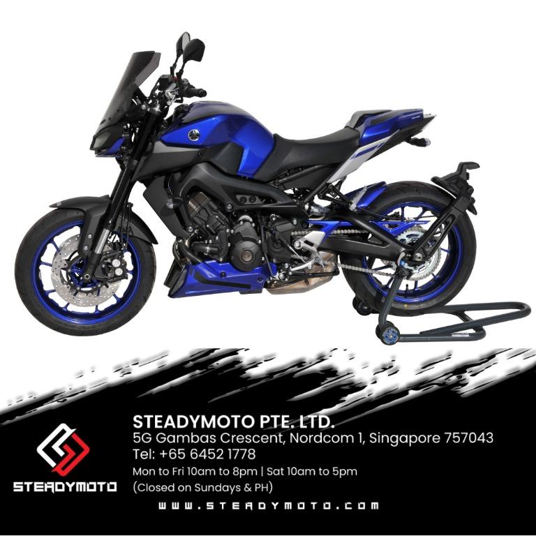 ERMAX | Belly Pan for YAMAHA MT-09 (2017-2019) [ERM-8902Y22-BN/GJ ...