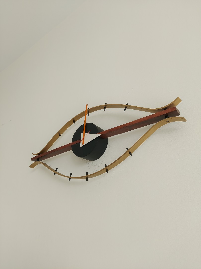 Vitra Eye Design Unique Art Clock, Furniture & Home Living, Home Decor ...