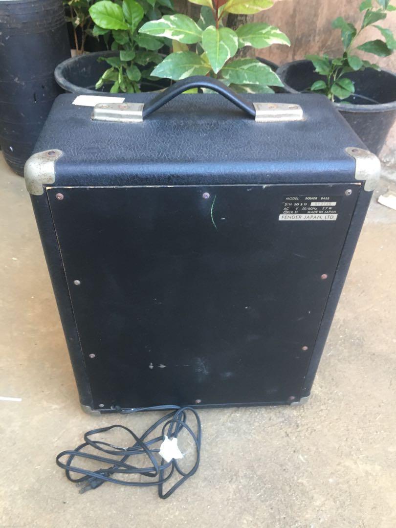 Fender Squire Bass Amps 27 Watts already Converted to 220 Volts plug ...