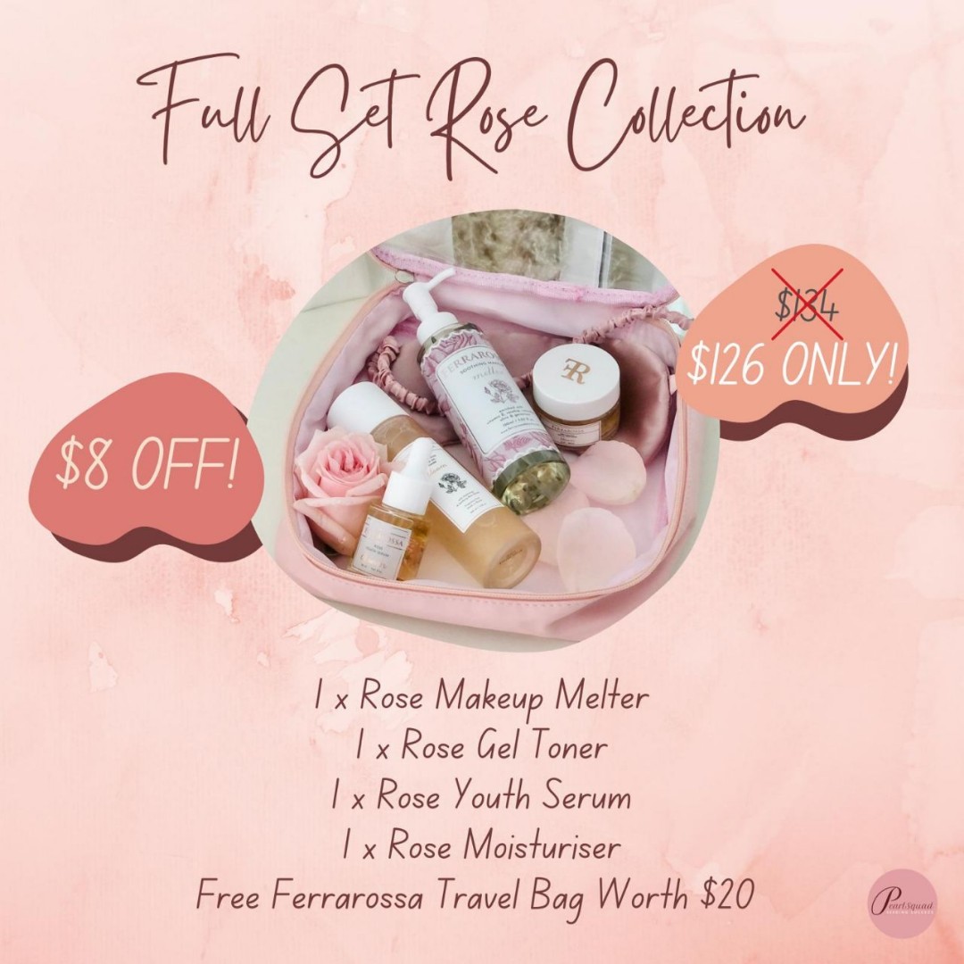 Ferrarossa Full Set Rose Collection, Beauty & Personal Care, Face, Face ...