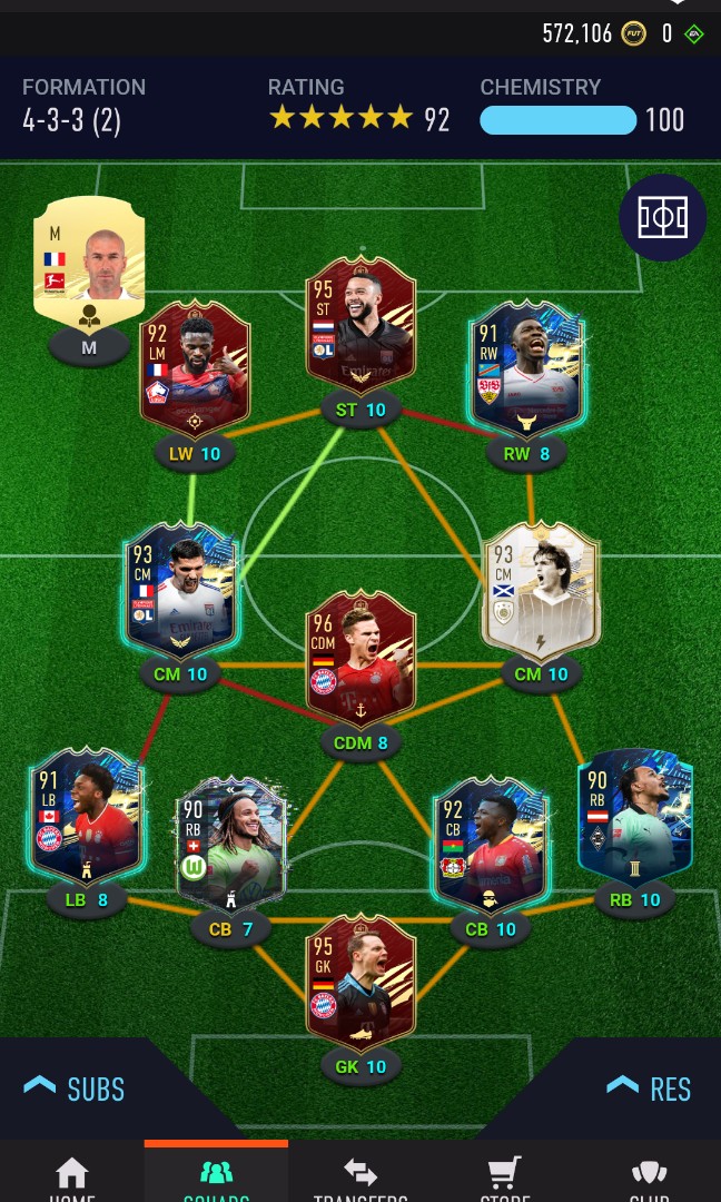 Fifa 21 FUT team (92 rated), Video Gaming, Gaming Accessories, In-Game ...