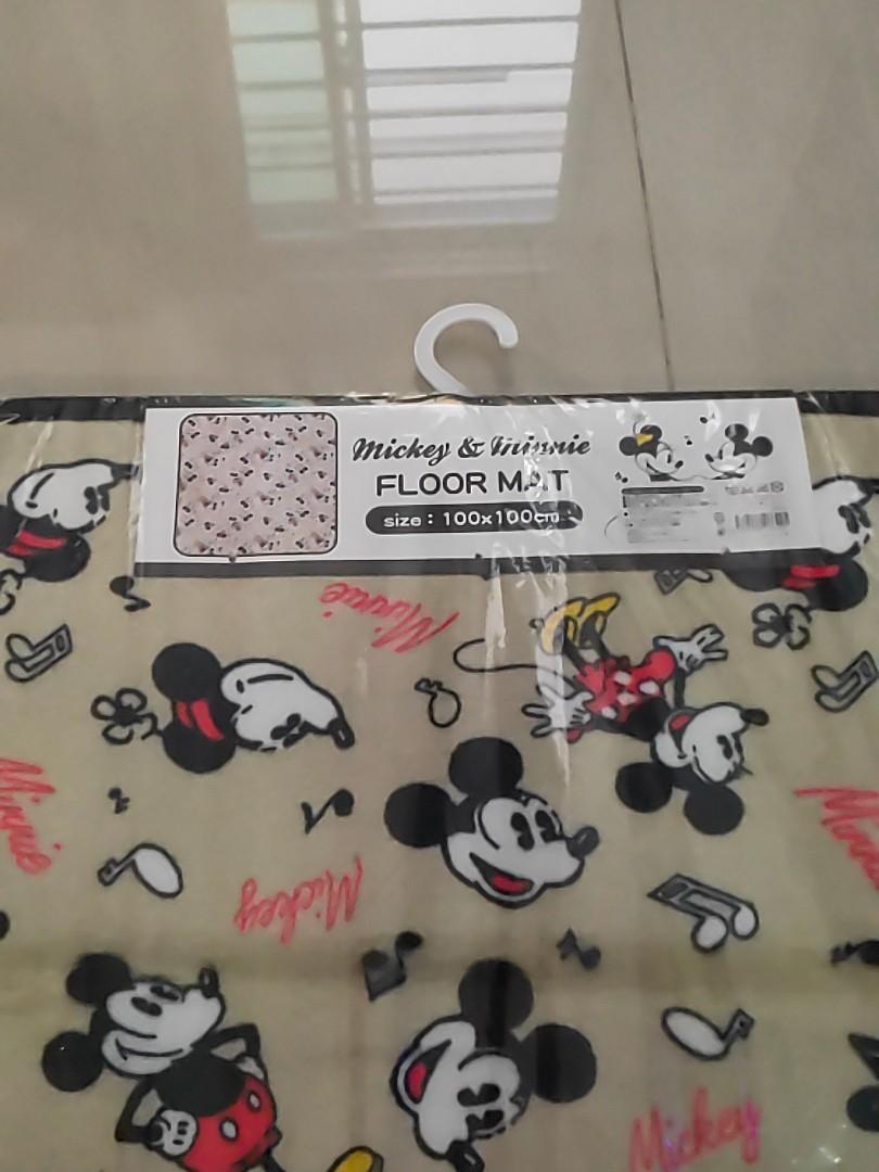 Mickey Mouse Floor Mat 100cm X 100cm, Babies & Kids, Bathing & Changing ...