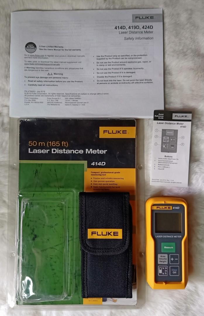 Fluke 414D Laser Distance Meter, Commercial & Industrial, Construction ...