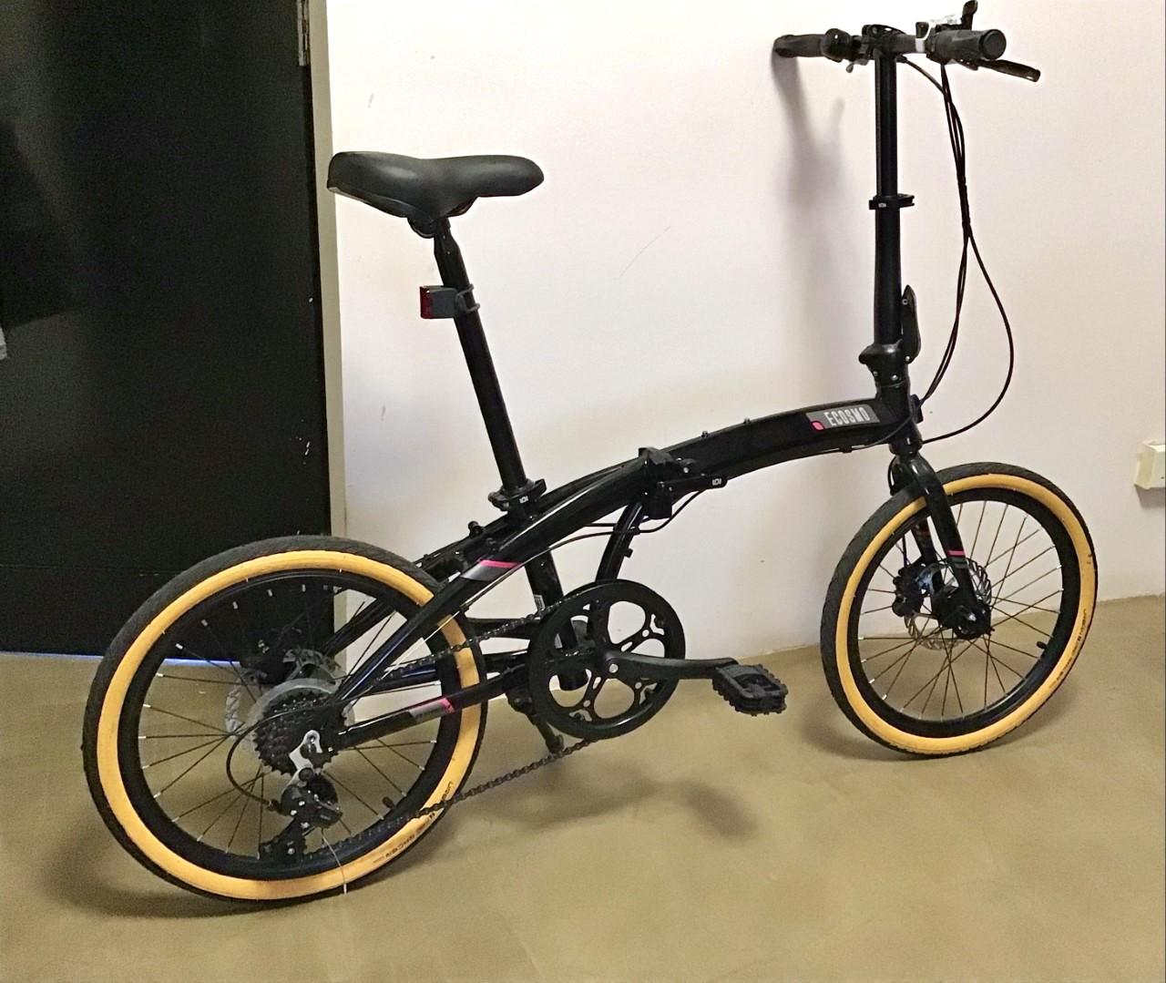 Foldable Bike (Element ecosmo 7 speed Shimano) hydraulic brakes, Sports ...