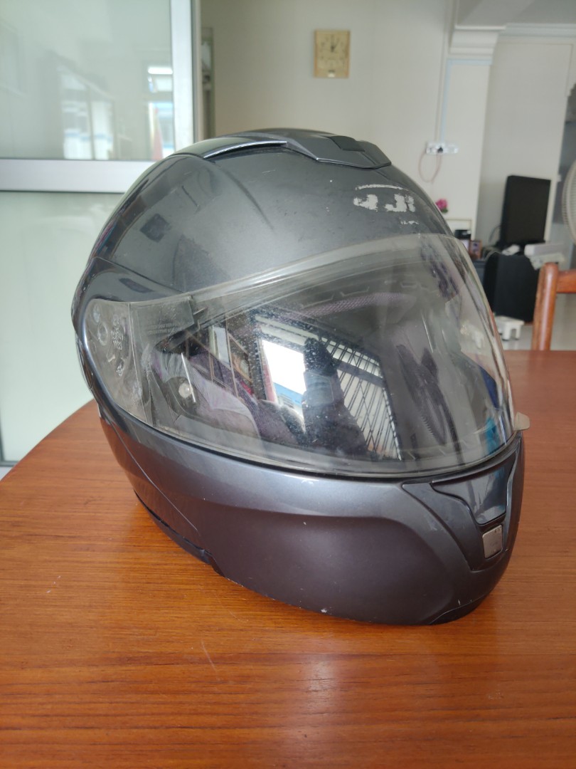 HJC Modular Helmet, Motorcycles, Motorcycle Apparel on Carousell