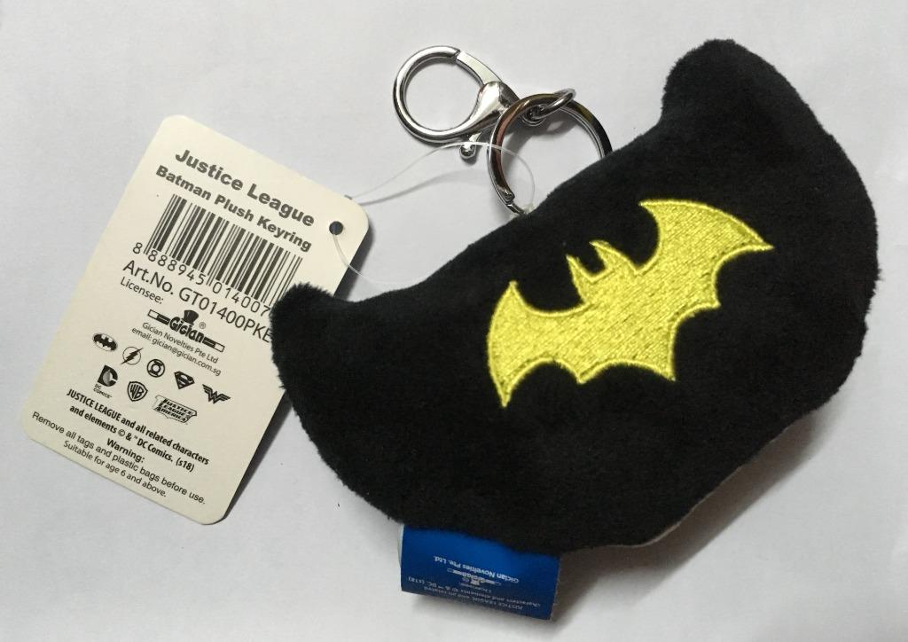 Justice League Batman Plush Keyring DC Comics Keychain New Never been ...