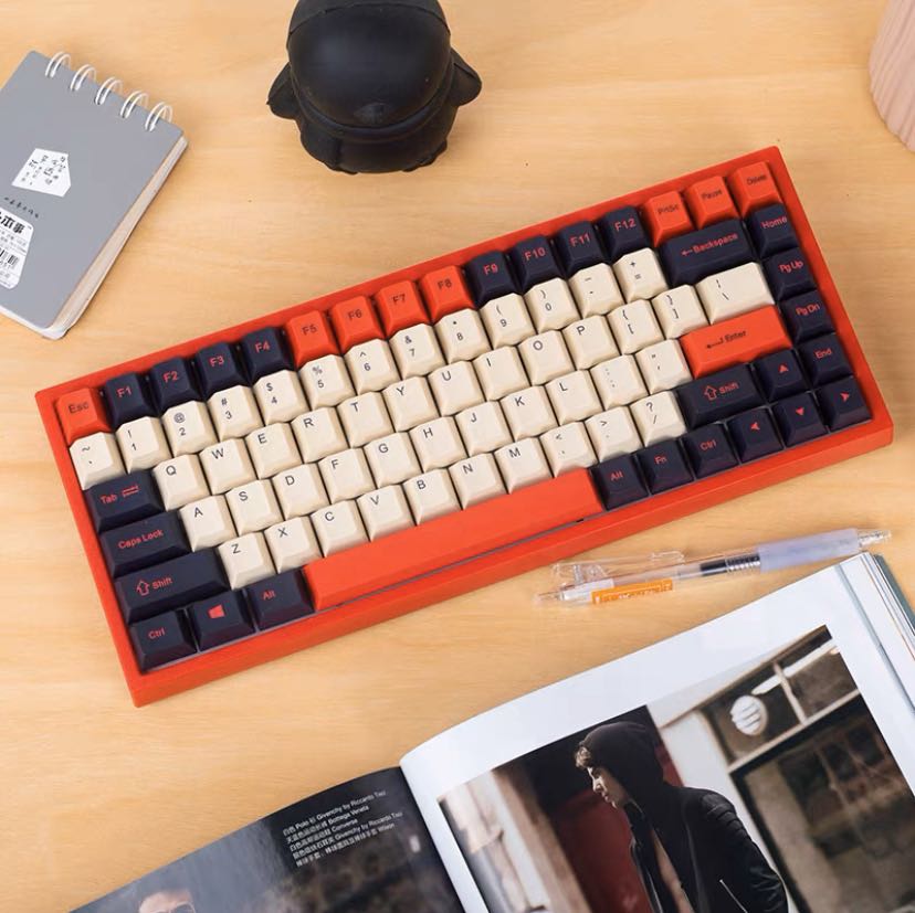 Keycool KC84 75% Hot Swappable RGB Wired Type-C Mechanical Keyboard 84 ...