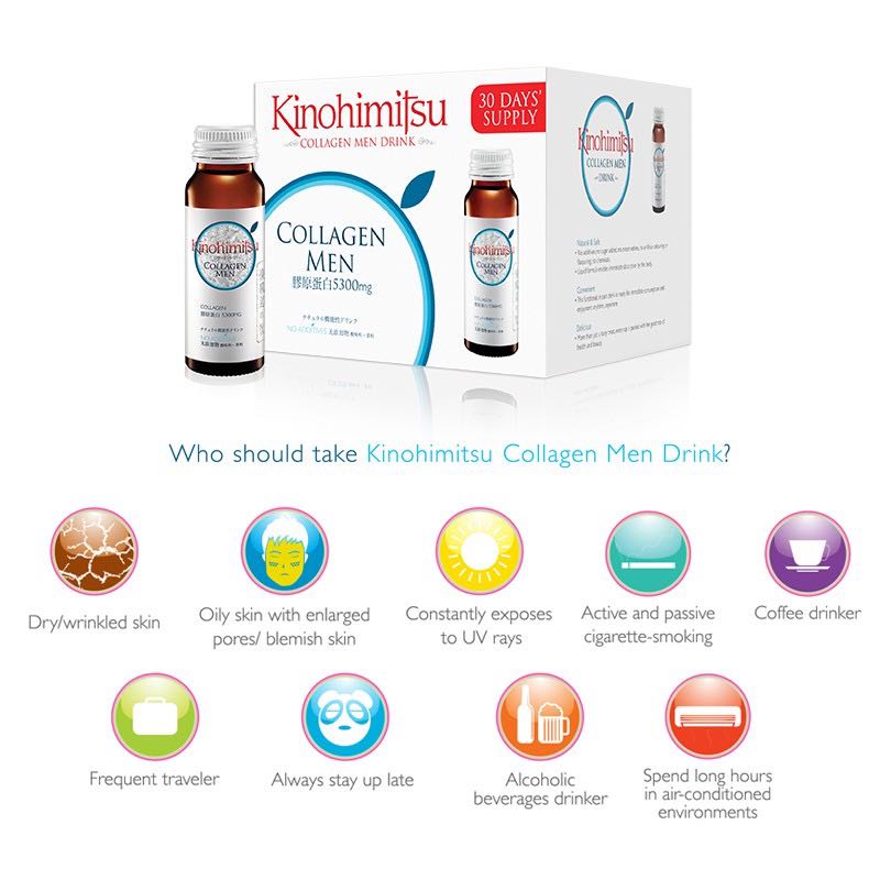 Kinohimitsu Collagen Men, Health & Nutrition, Health Supplements ...