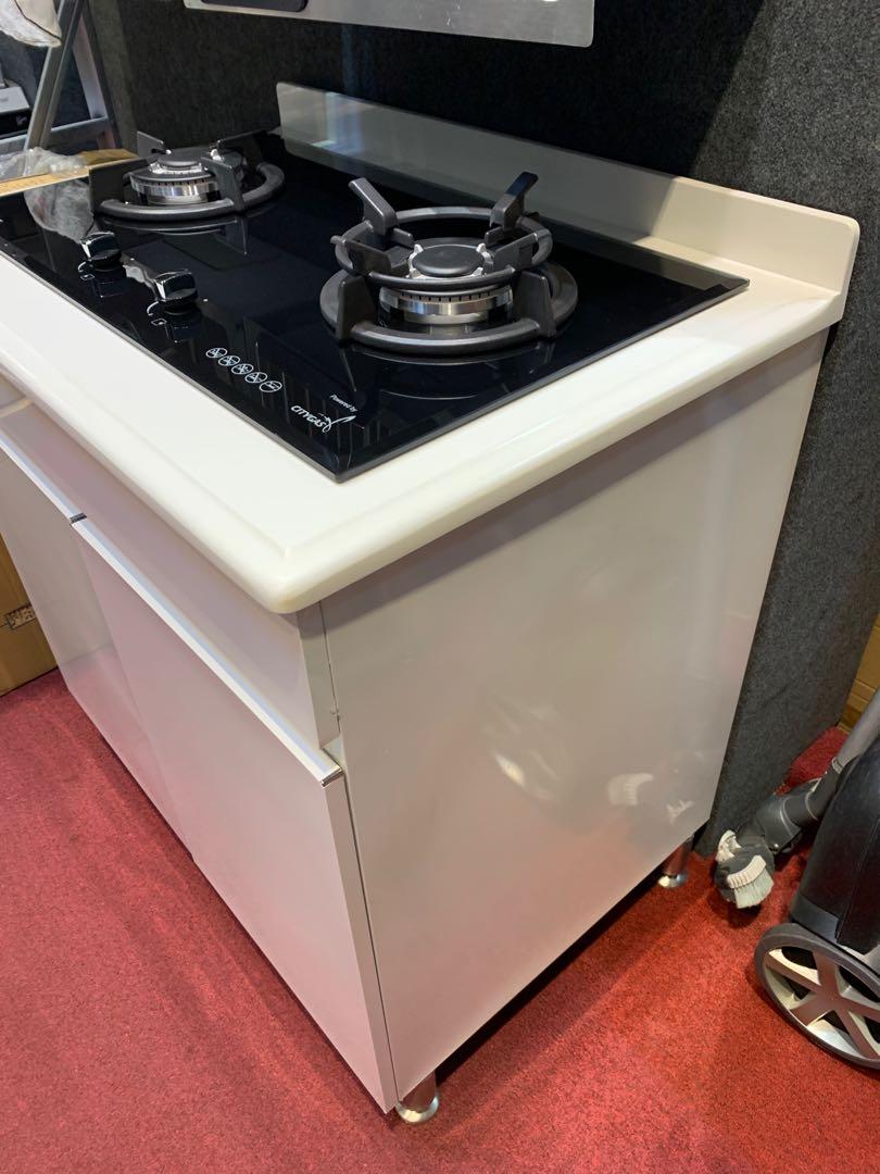 Kitchen cabinet cabinet with hob -display set, Furniture & Home Living ...