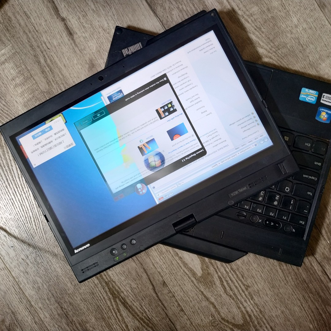 Lenovo ThinkPad Rotating Touchscreen Laptop, Computers & Tech, Laptops ...