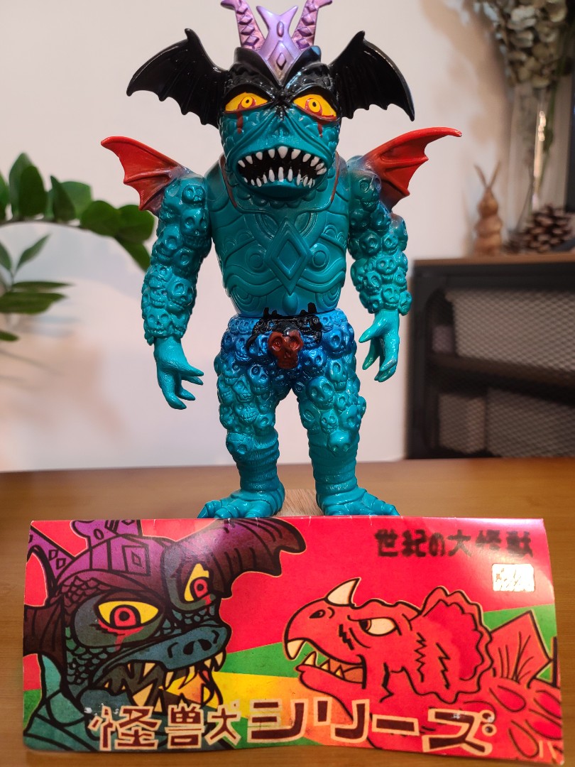 LULUBELL Devilman 惡魔人 デビルマン 懷舊玩具 永井豪 Medicom toy (搪膠 大膠 中膠 膠品 sofubi sofvi Vinyl), 興趣及遊戲, 玩具 ...