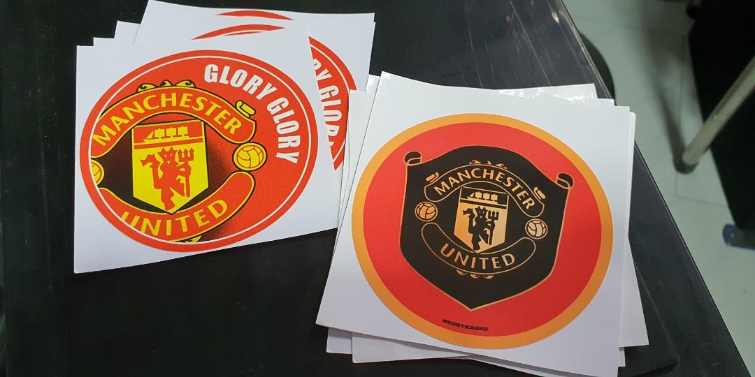 Manchester United car decal, Car Accessories, Accessories on Carousell