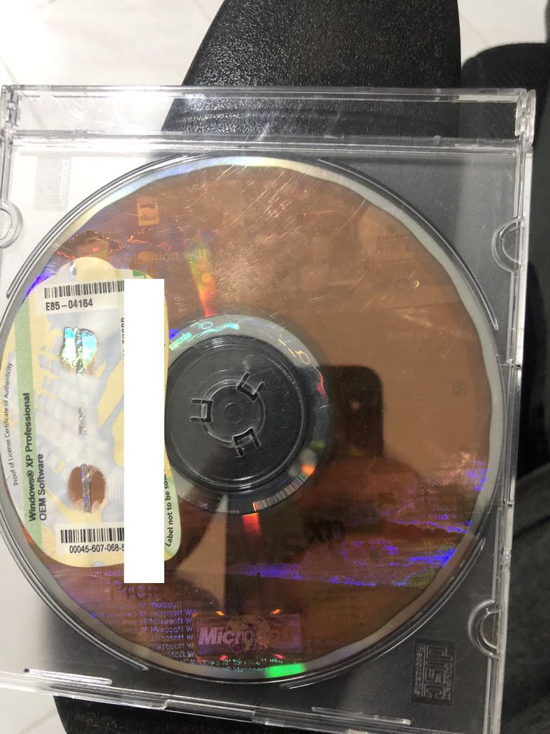 Microsoft Windows xp professional oem CD with key, Computers & Tech ...