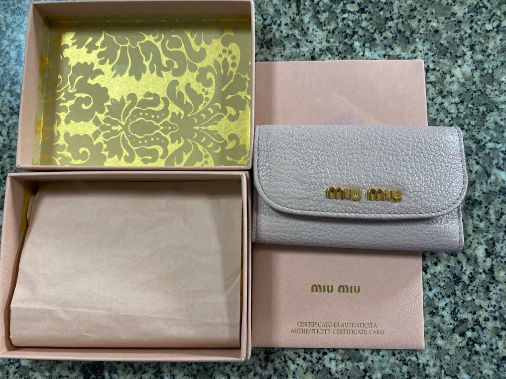 Miu Miu key pouch (6keys), Luxury, Accessories on Carousell