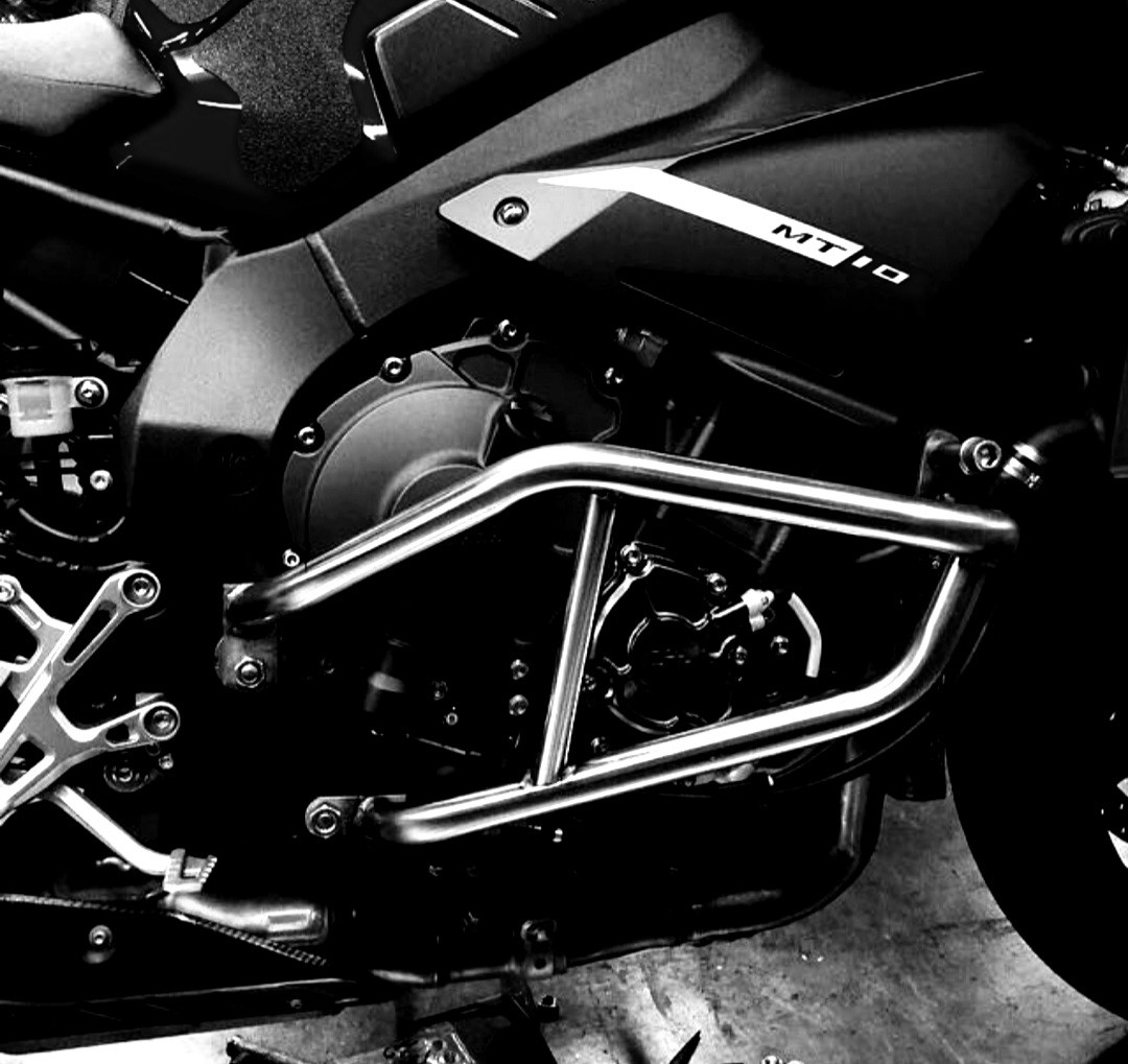 Yamaha MT10 Crash Bar, Motorcycles, Motorcycle Accessories on Carousell