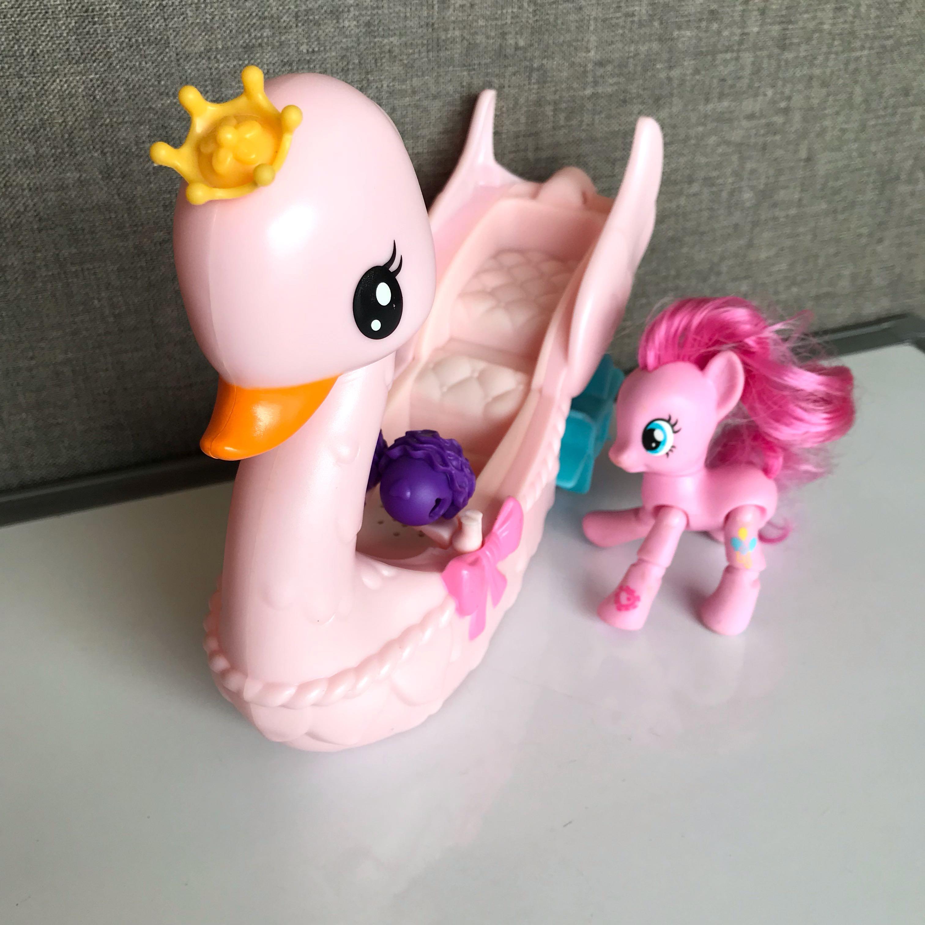 My Little Pony Pinkie Pie Row & Ride Swan Boat (plays Music), Hobbies ...