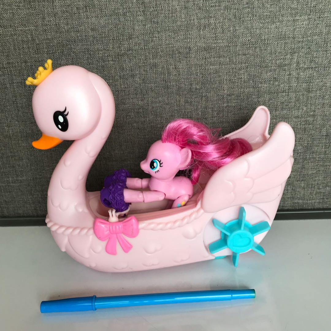 My Little Pony Pinkie Pie Row & Ride Swan Boat (plays Music), Hobbies ...