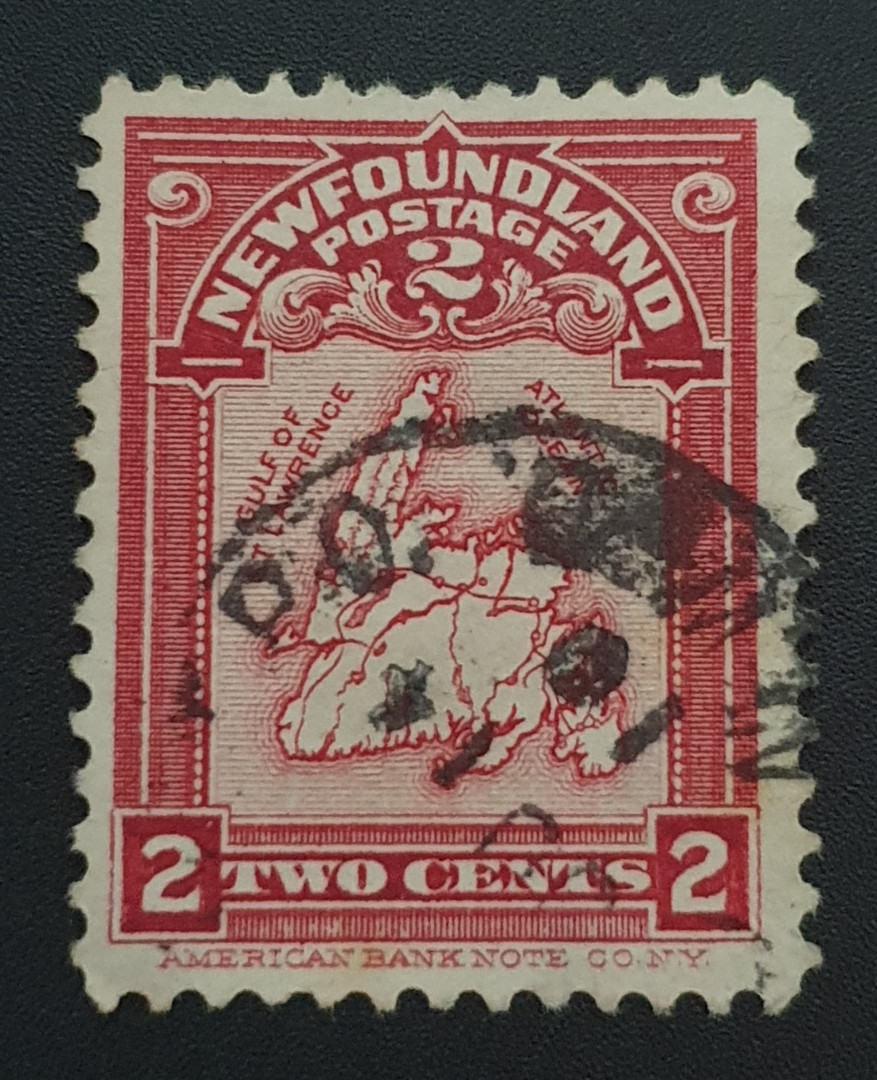 Newfoundland map 2c, Hobbies & Toys, Memorabilia & Collectibles, Stamps ...