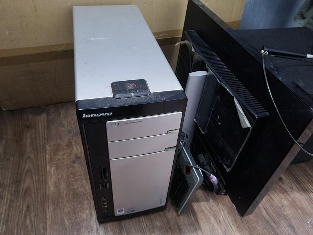 Old computer set, untested (Desktop, Monitor, Keyboard and Printer ...