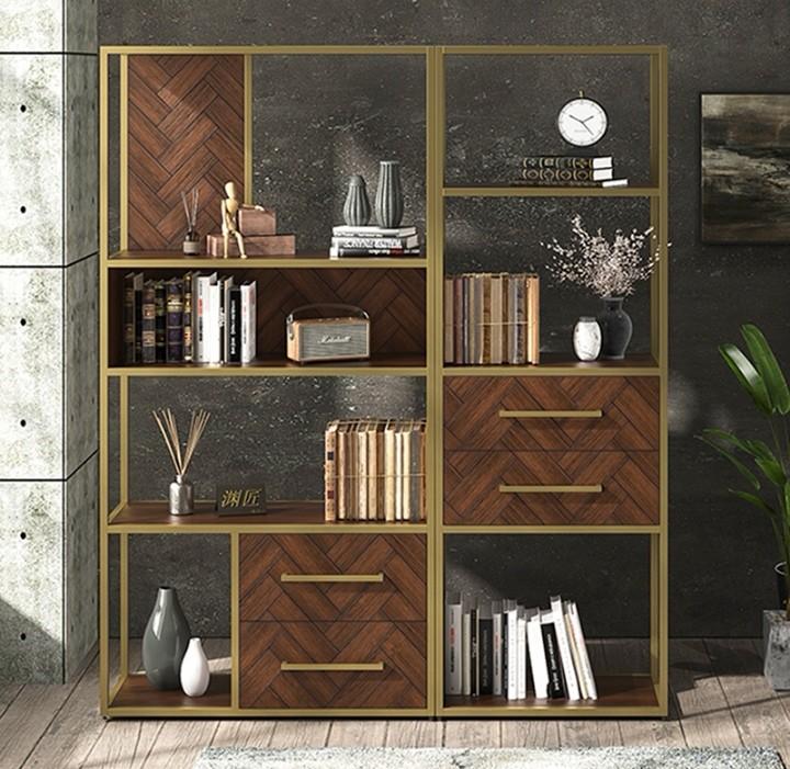 PO L160 cm Authentic Herringbone Solid Wood Titanium Bronze Gold ...