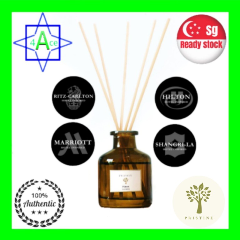 Pristine Reed Diffuser Hotel Scent - Air Refreshener - Hilton, Marriott ...