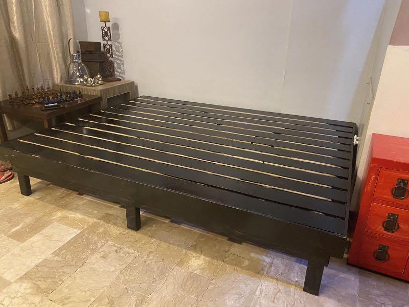 Queen sized Size bed Frame/Rack, Furniture & Home Living, Furniture ...