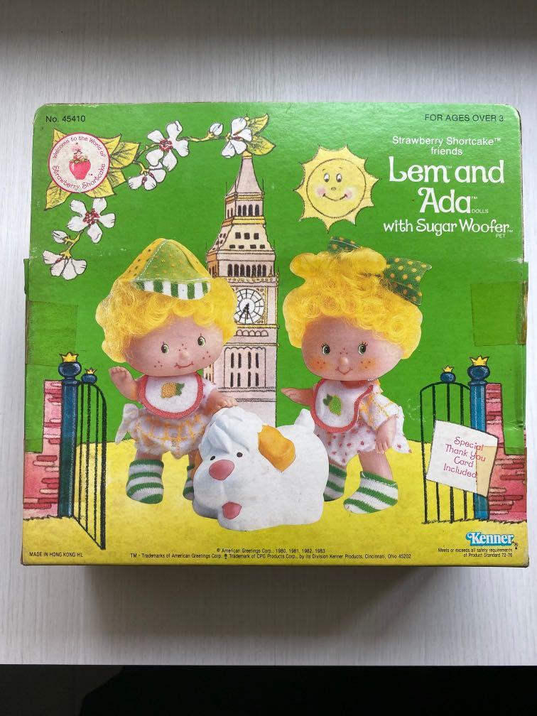 Super rare vintage 4” strawberry shortcake - Lem and Ada with sugar ...