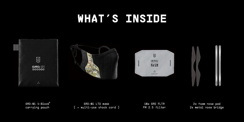 RINO Ready GRD-01 LTD Mask [Tactical Series], Health & Nutrition, Face ...