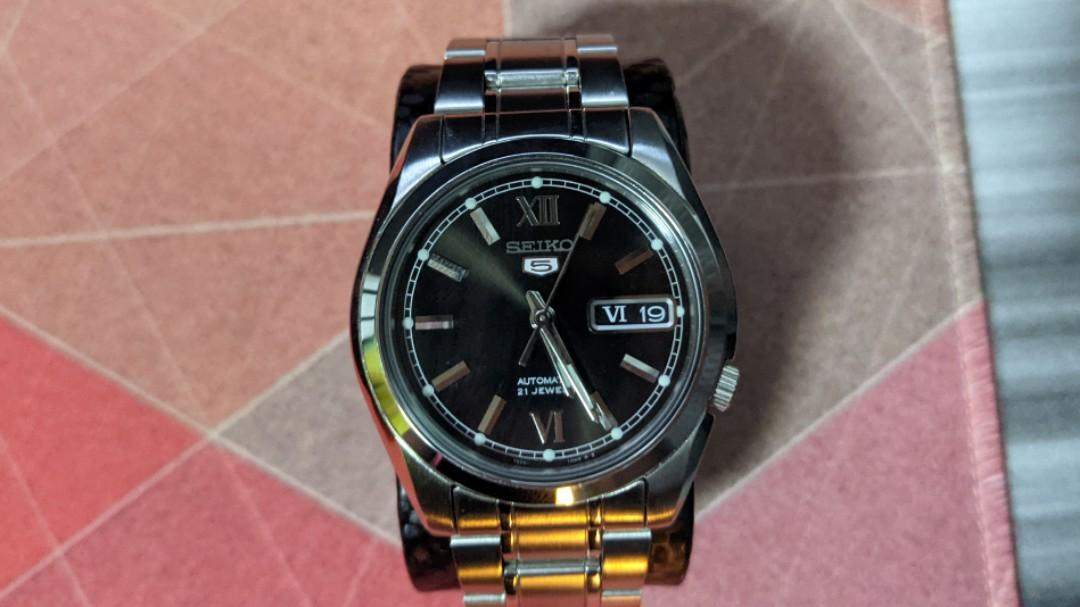 Seiko 5 Automatic Watch SNKL55, Luxury, Watches on Carousell