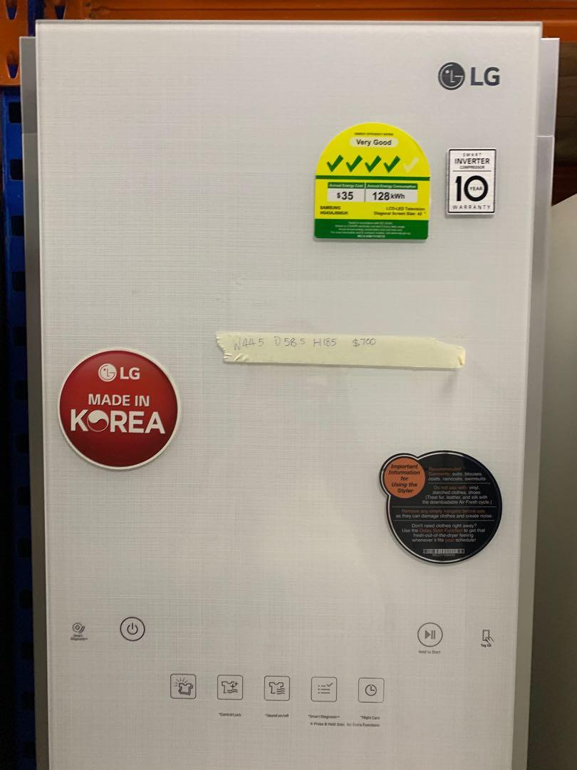 Smart LG Styler (easy ironing system), TV & Home Appliances, Irons ...